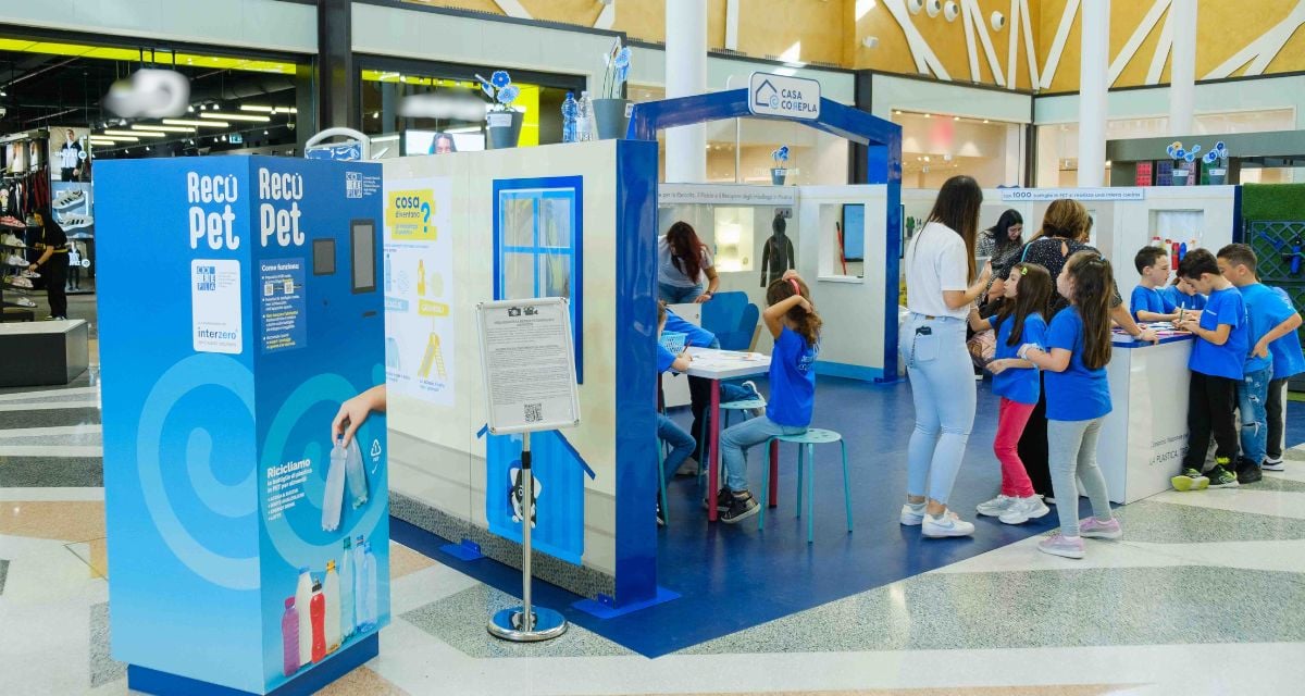 RecoPet in arrivo nei centri commerciali Multi Italy - Corepla